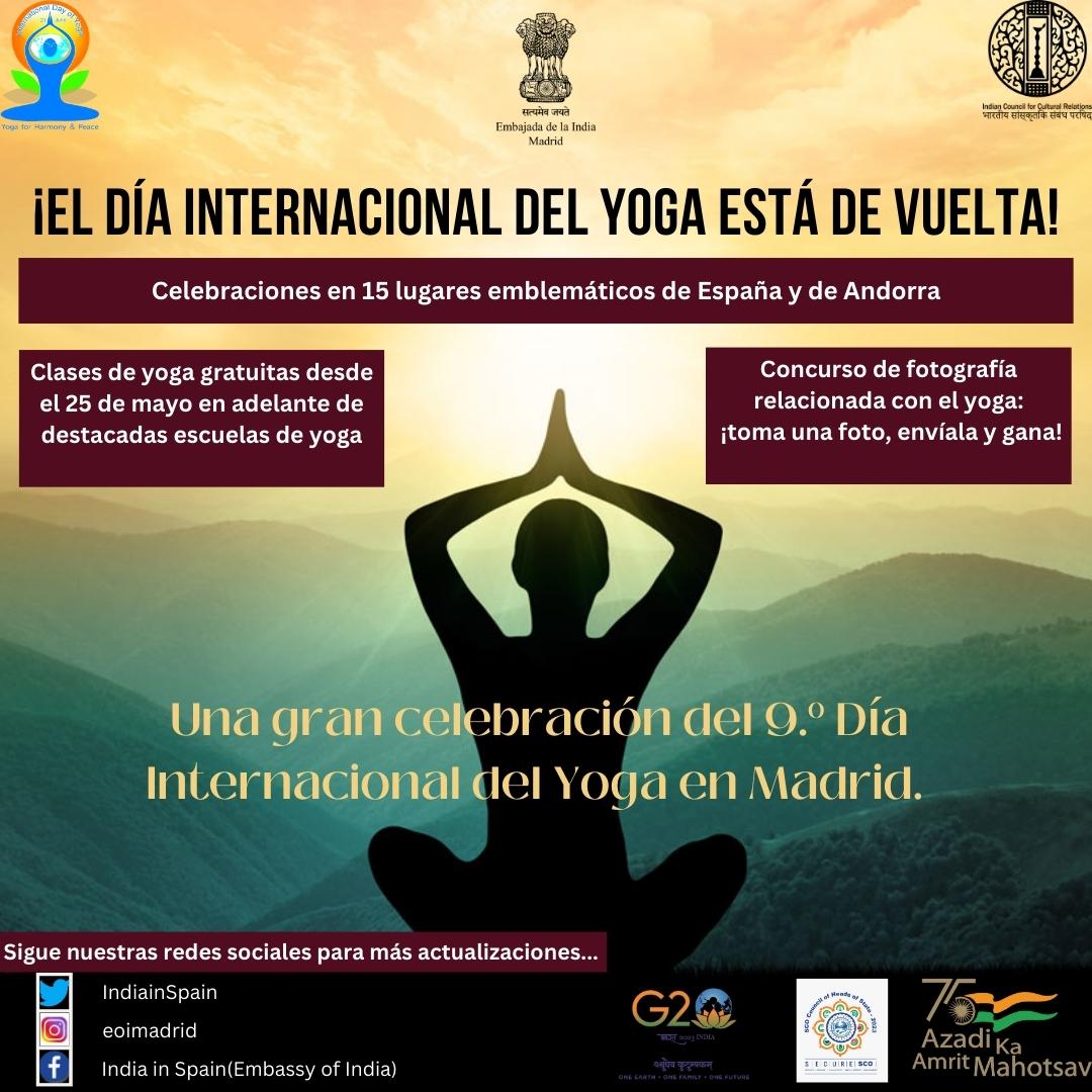 Celebraciones del Día Internacional del Yoga 2023 en España y Andorra ...